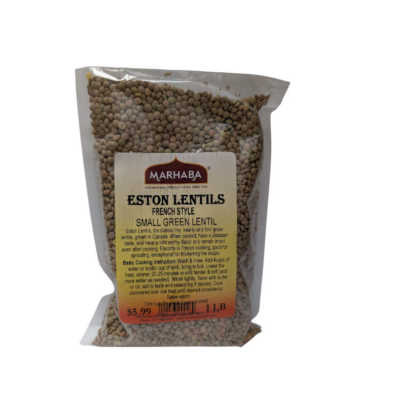 Eston Lentils, French Style Small Green Lentil – Kalustyan's