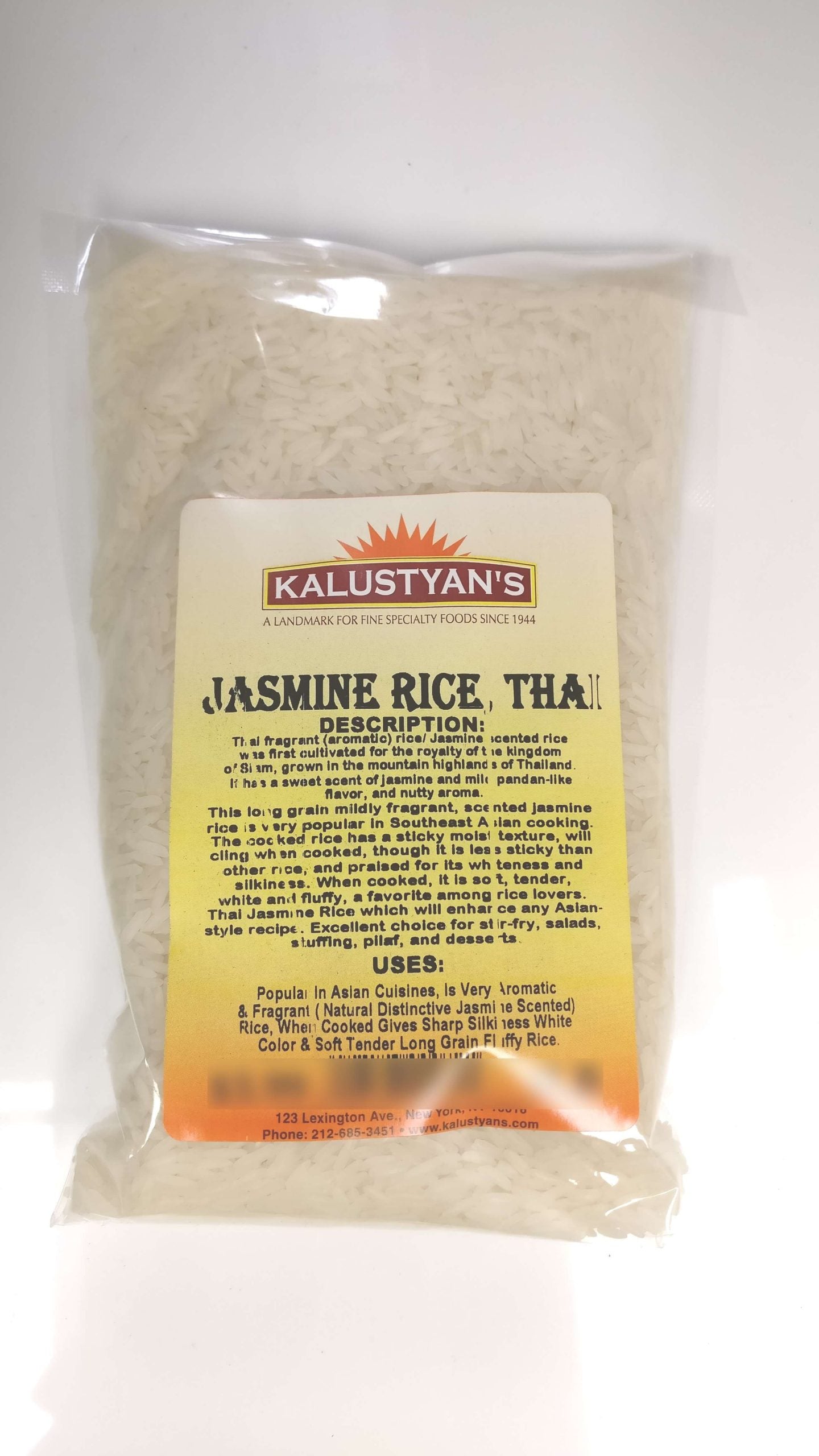 Jasmine Rice, Thai