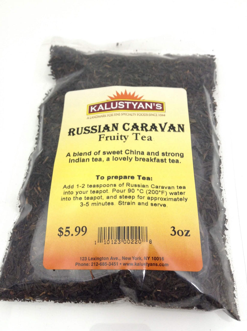 Russian Caravan Black Tea Blend, Fruity – Kalustyan's